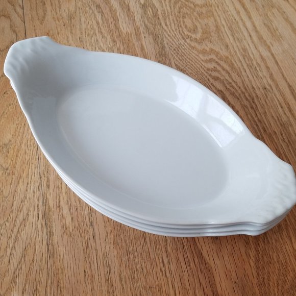 BIA | Dining | 4 Vintage Bia Pottery Oval Au Gratin Baking Serving Dish ...